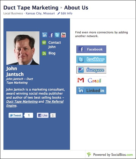 Where Is The Facebook About Us Page